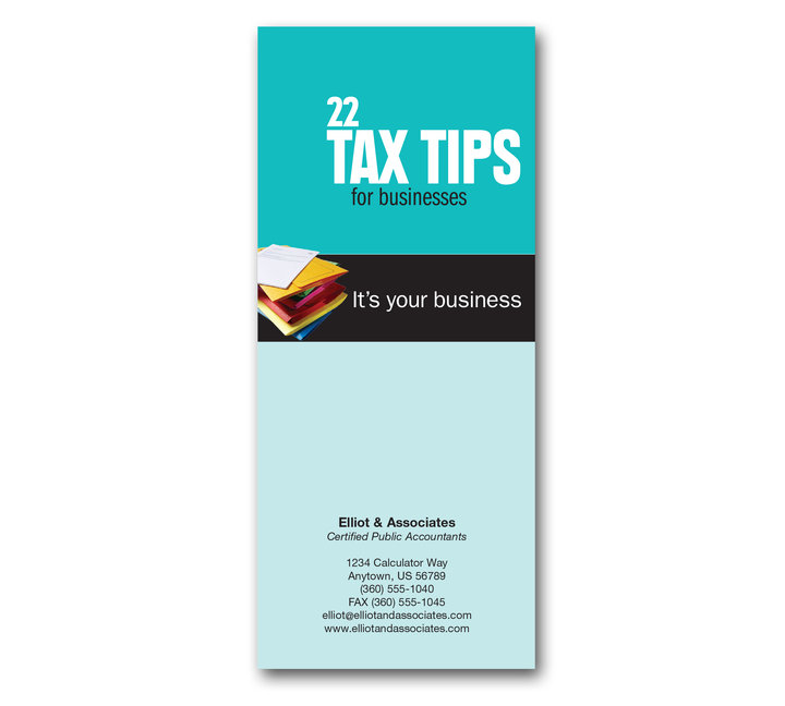 22 Tax Tips for Businesses Brochure - Item: #72-5061