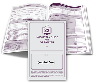 4 pg Tax Guide & Organizer - Item: #01-600