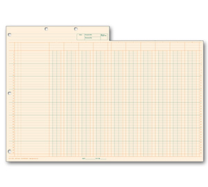 Letter Size Accounting Workpapers