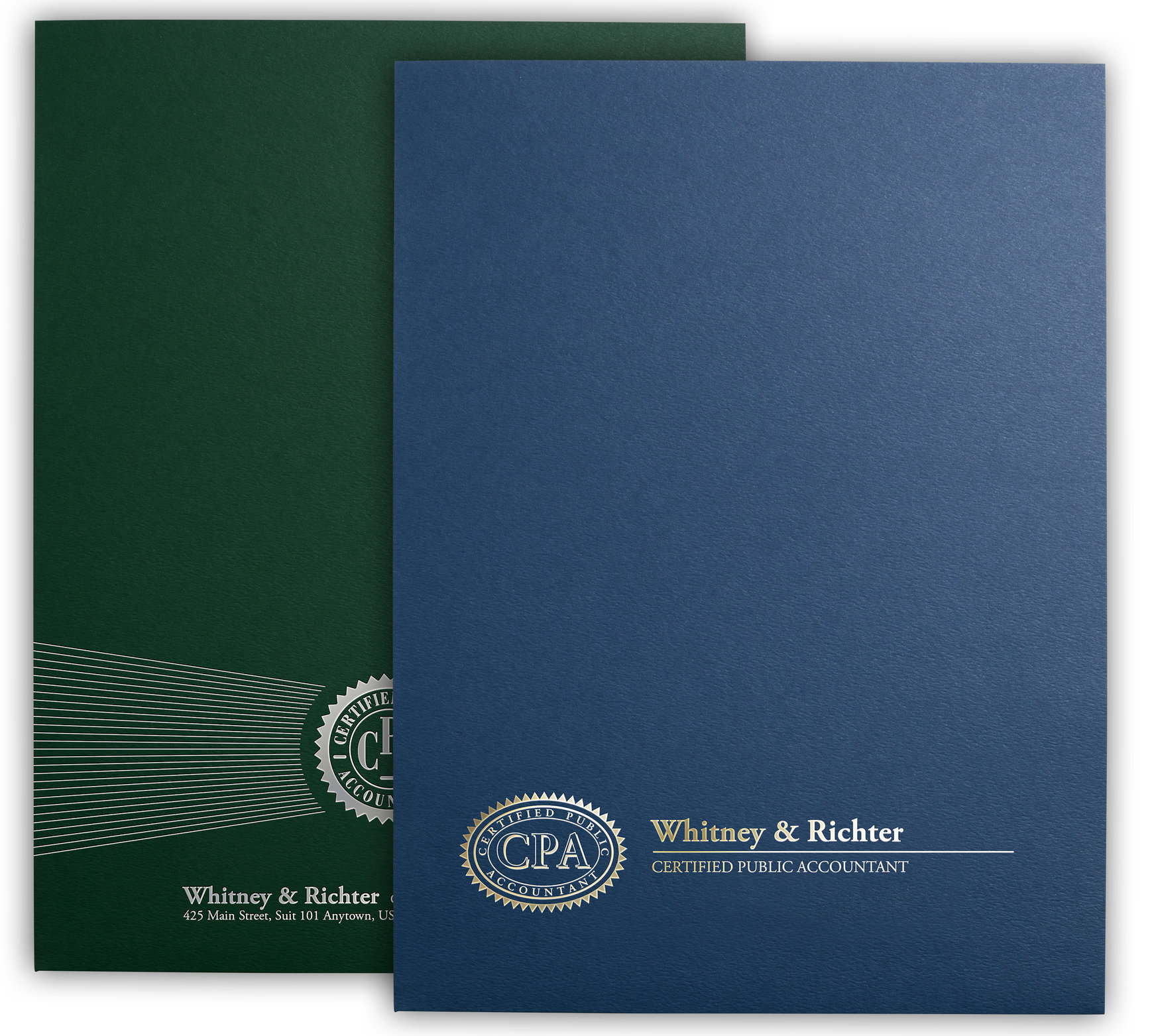 TRADITIONAL Custom Folders - FOIL - Item: #10-922