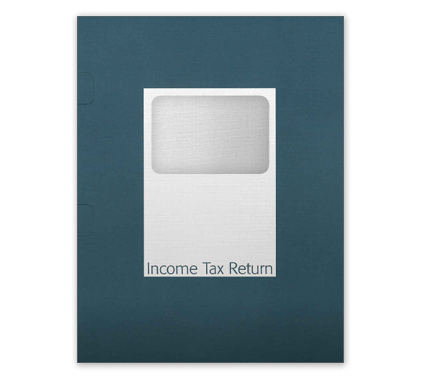 Tax Return Folders – Steel Blue with Window - Item: #11-380