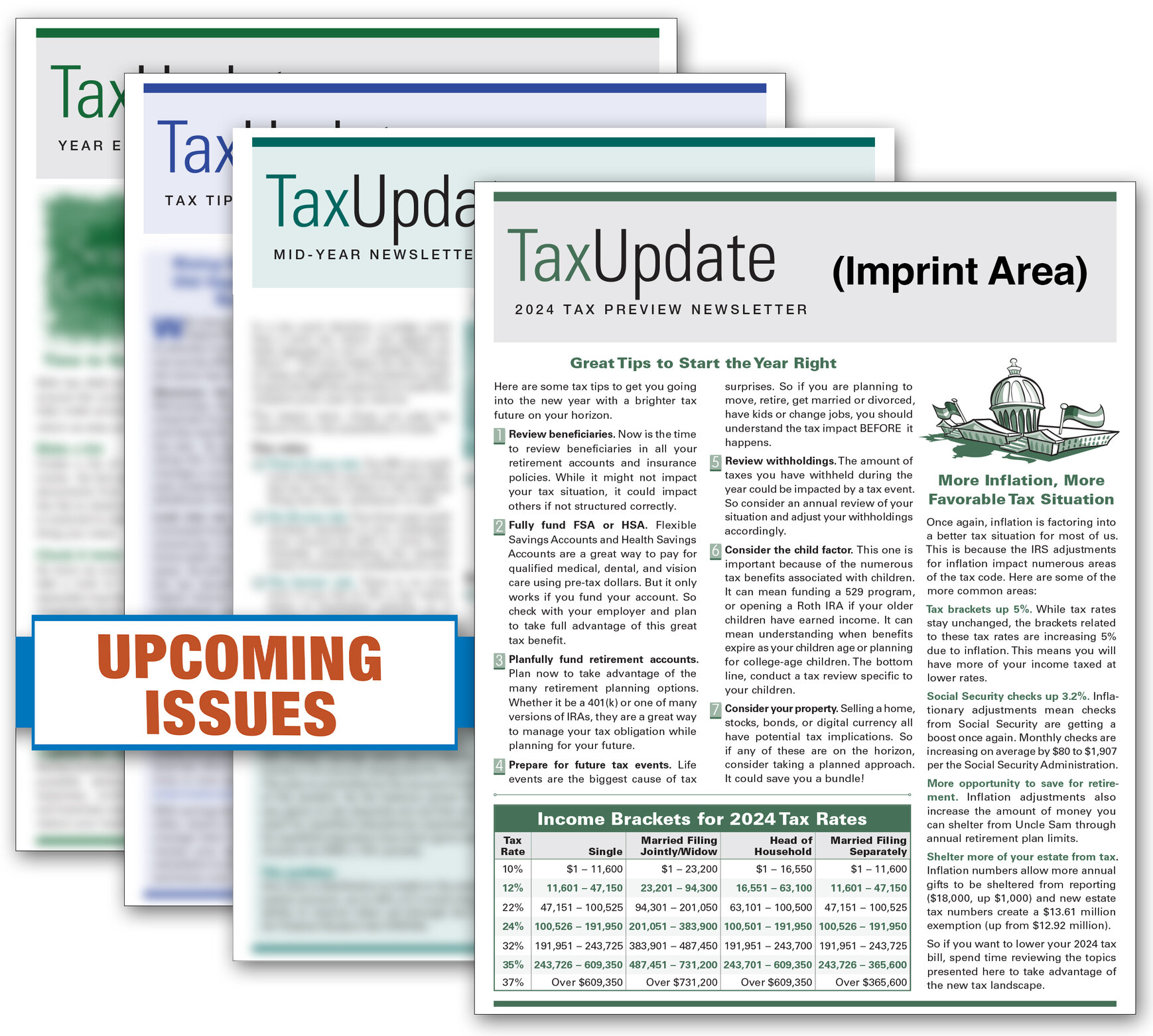 Tax Update Newsletter-SUBSCRIPTION - imprinted - Item: #33-001
