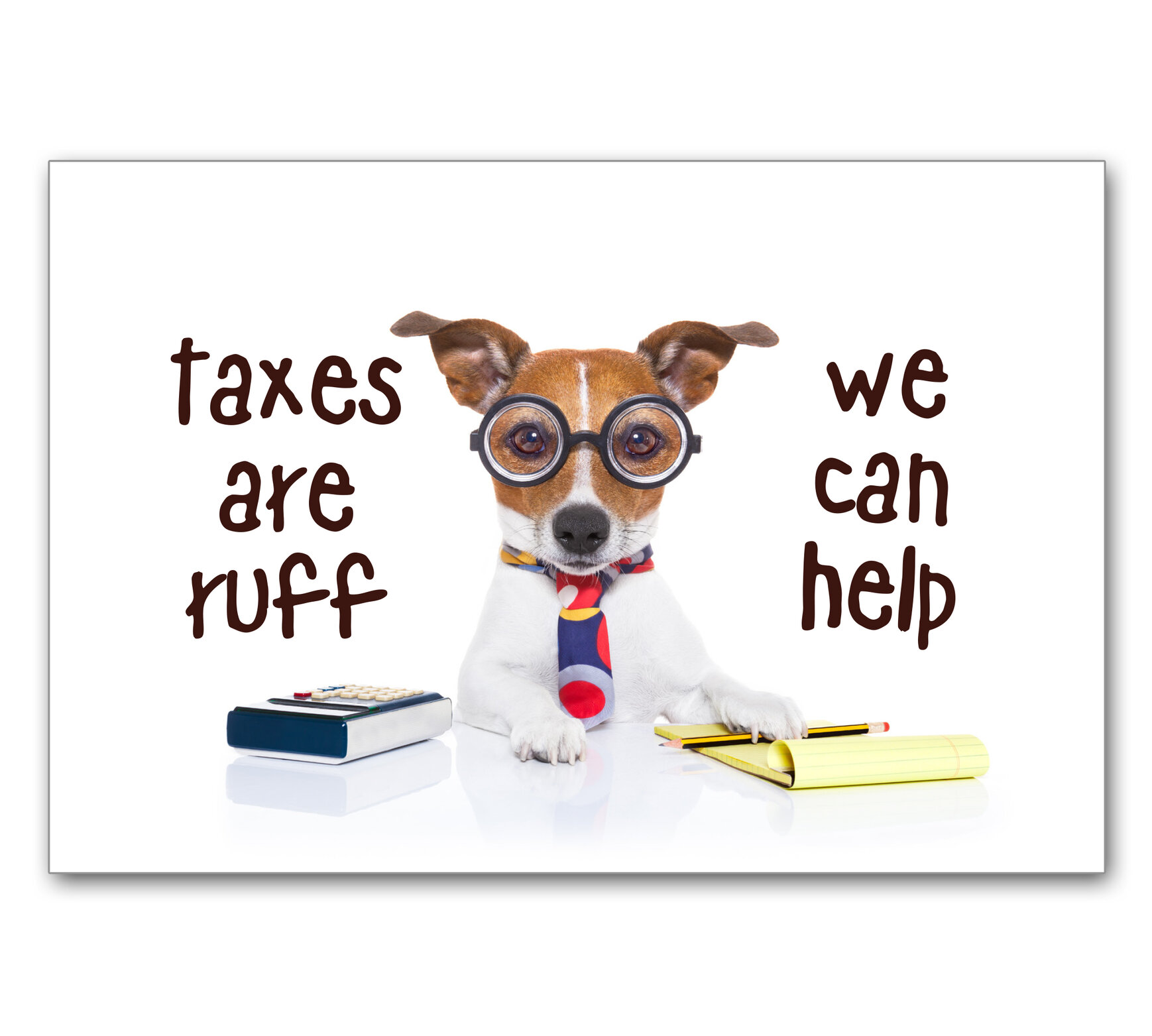 Taxes are Ruff Postcard - Item: #70-567